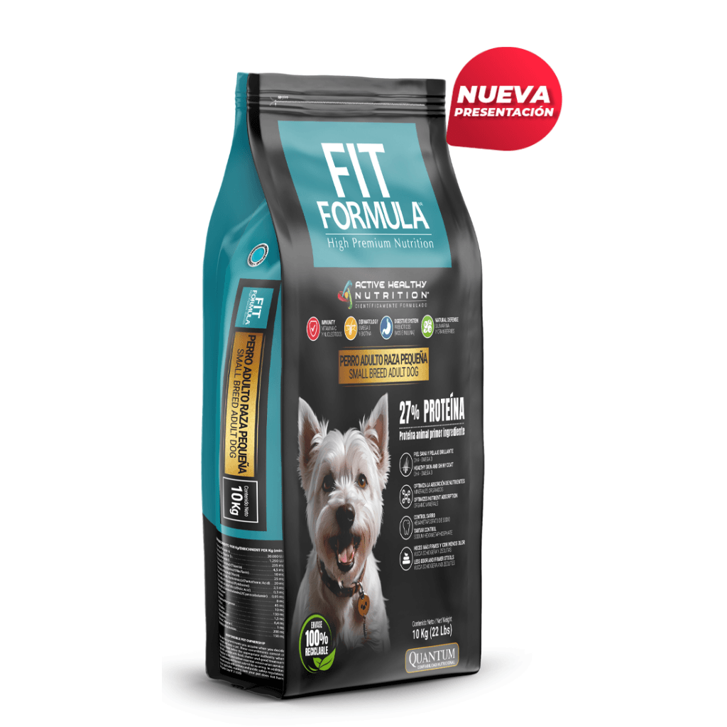 Fit Formula Adulto Razas Pequeñas 10 Kilos - Comercial El Olivo